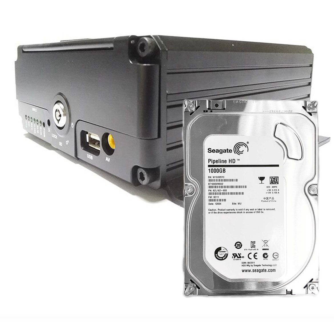 4CH MDVR Fleet Monitoring DVR with 1TB HDD