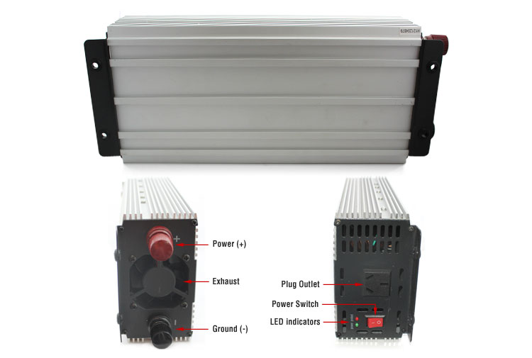 Key Internal and External Parts of Best Pure Sine Wave Inverters
