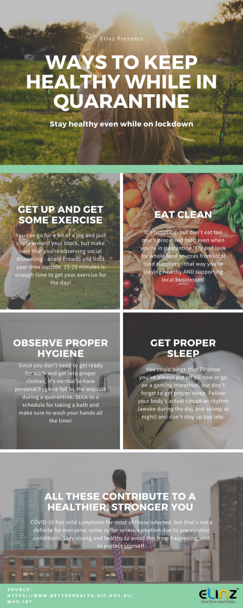Ways To Keep Healthy While In Quarantine | Elinz